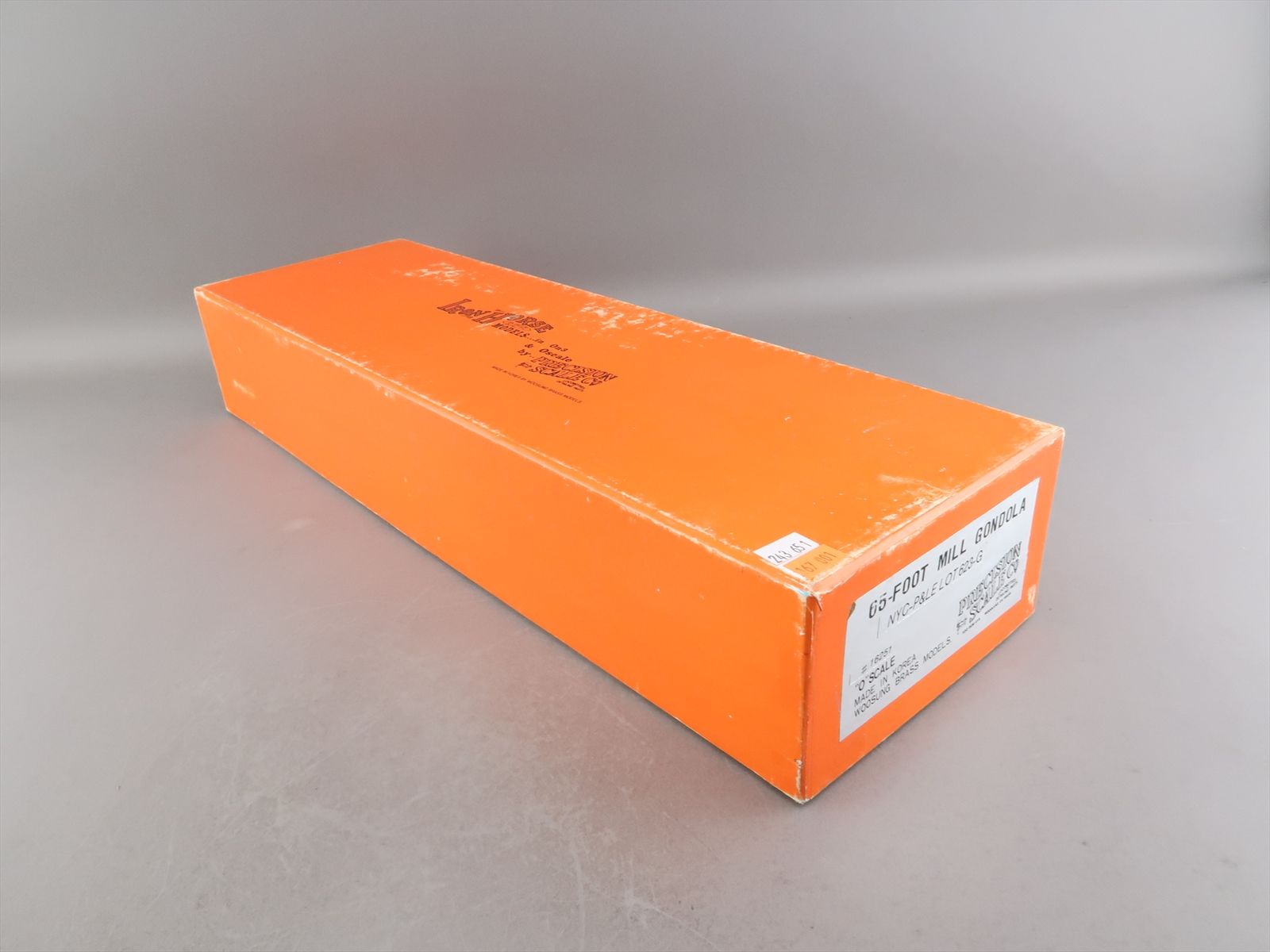 O Brass Model - PSC 16251 NYC / P&LE New York Central 65' Mill Gondola ...