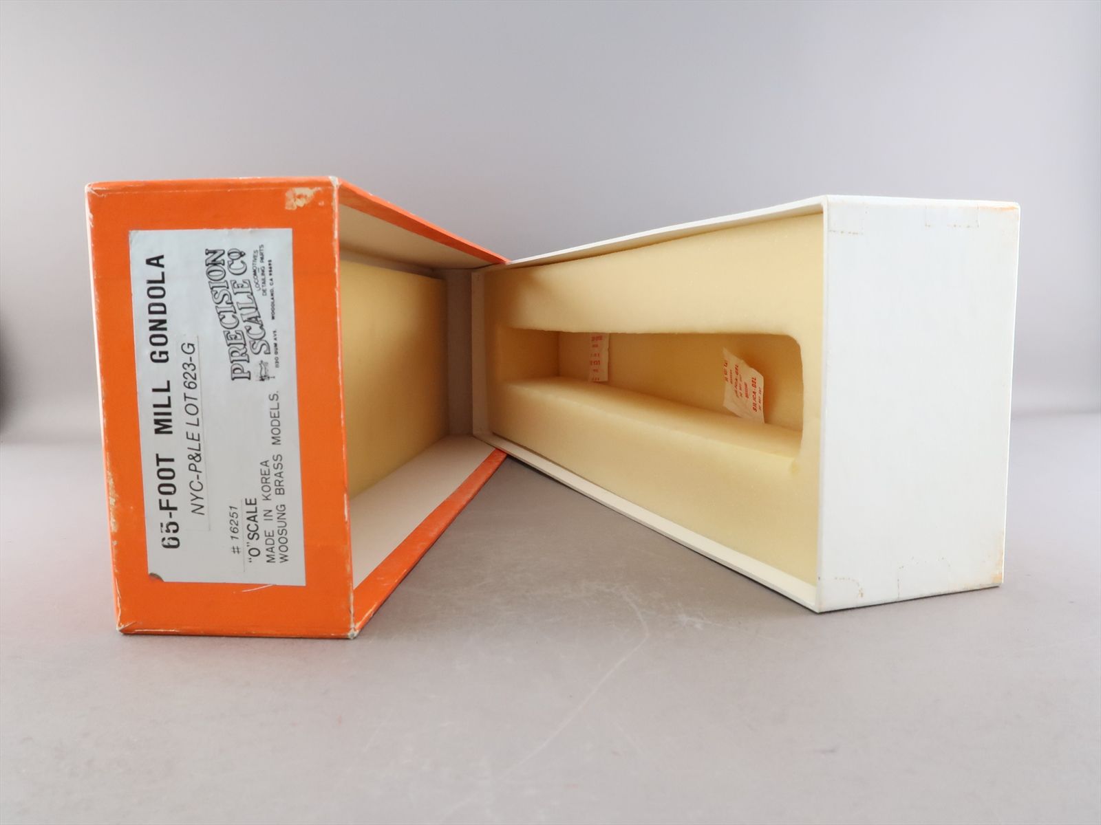 O Brass Model - PSC 16251 NYC / P&LE New York Central 65' Mill Gondola ...