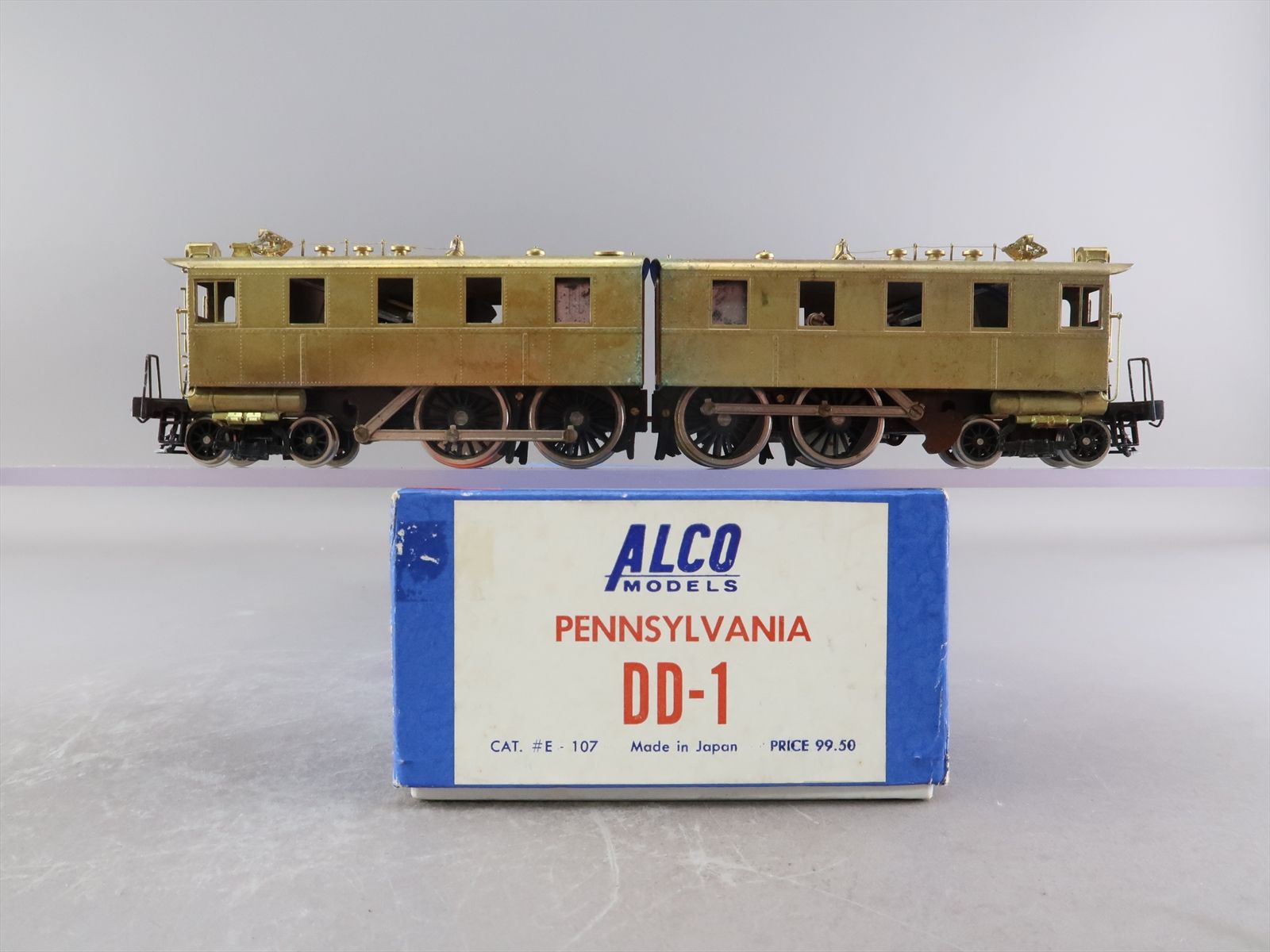 HO Brass Model - ALCO E-107 PRR Pennsylvania DD-1 2-Unit Jackshaft Electric Set - Unpainted ...