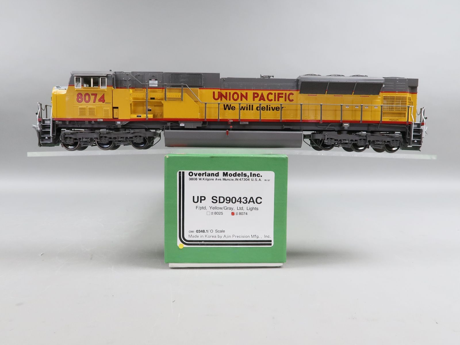 O Brass Model - OMI 0348.1 UP Union Pacific SD9043AC #8074 - F/P - 1997 Run - Ajin