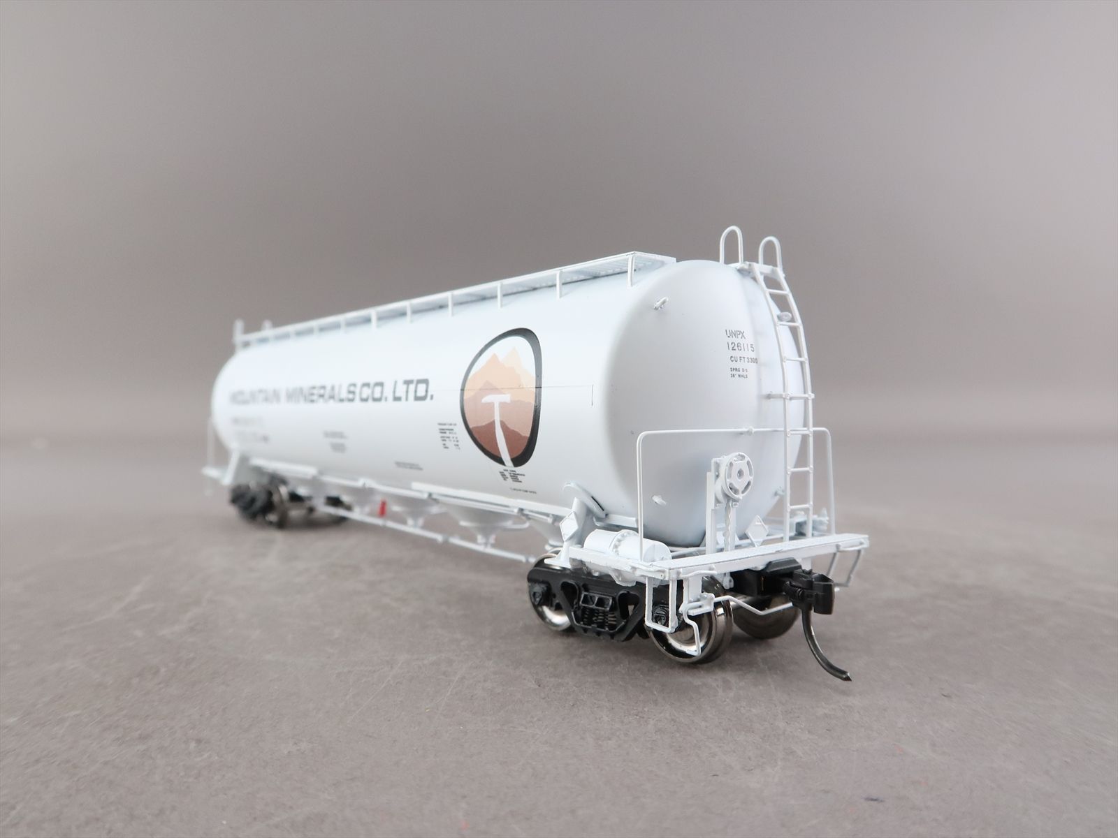 HO Brass Model - OMI 3390.4 UNPX Mountain Minerals Procor Pressure Flow Hopper #126115 - F/P ...