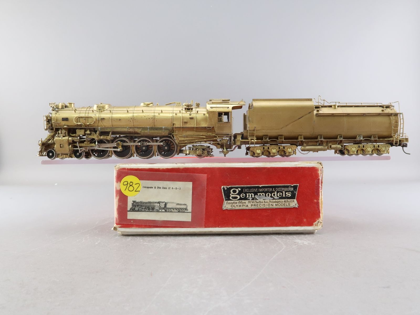 HO Brass Model - Gem RS-112 Ruby Signature Series C&O Chesapeake & Ohio ...