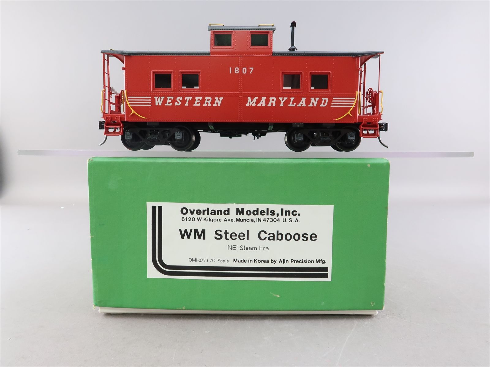 O Brass Model - OMI 0720 WM Western Maryland NE Steam Era Steel Caboose ...