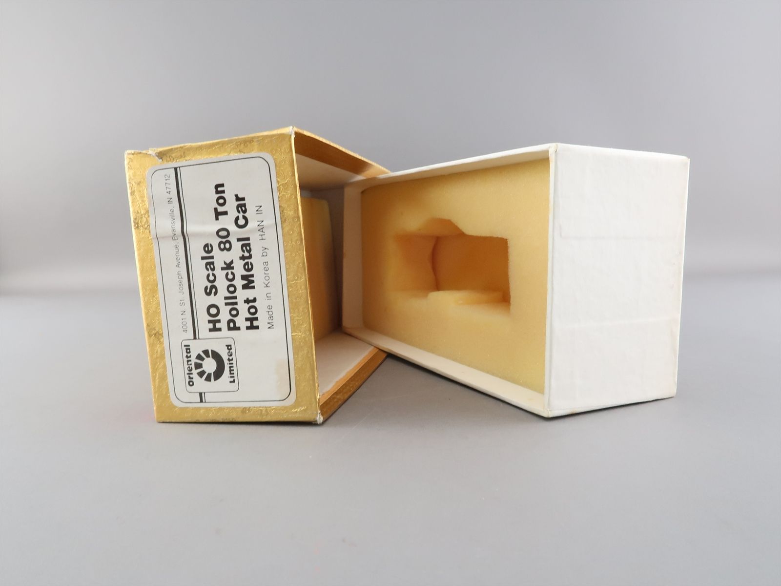 HO Brass Model - Oriental 10080 Pollock 80 Ton Hot Metal Car ...