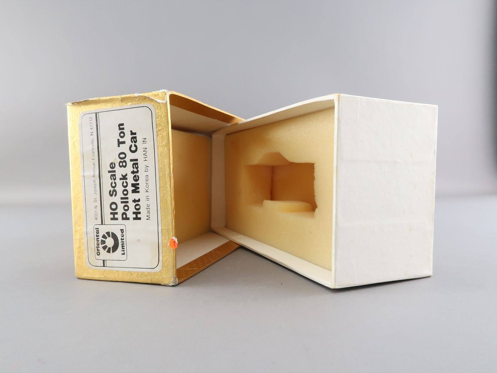 HO Brass Model - Oriental 10080 Pollock 80 Ton Hot Metal Car ...