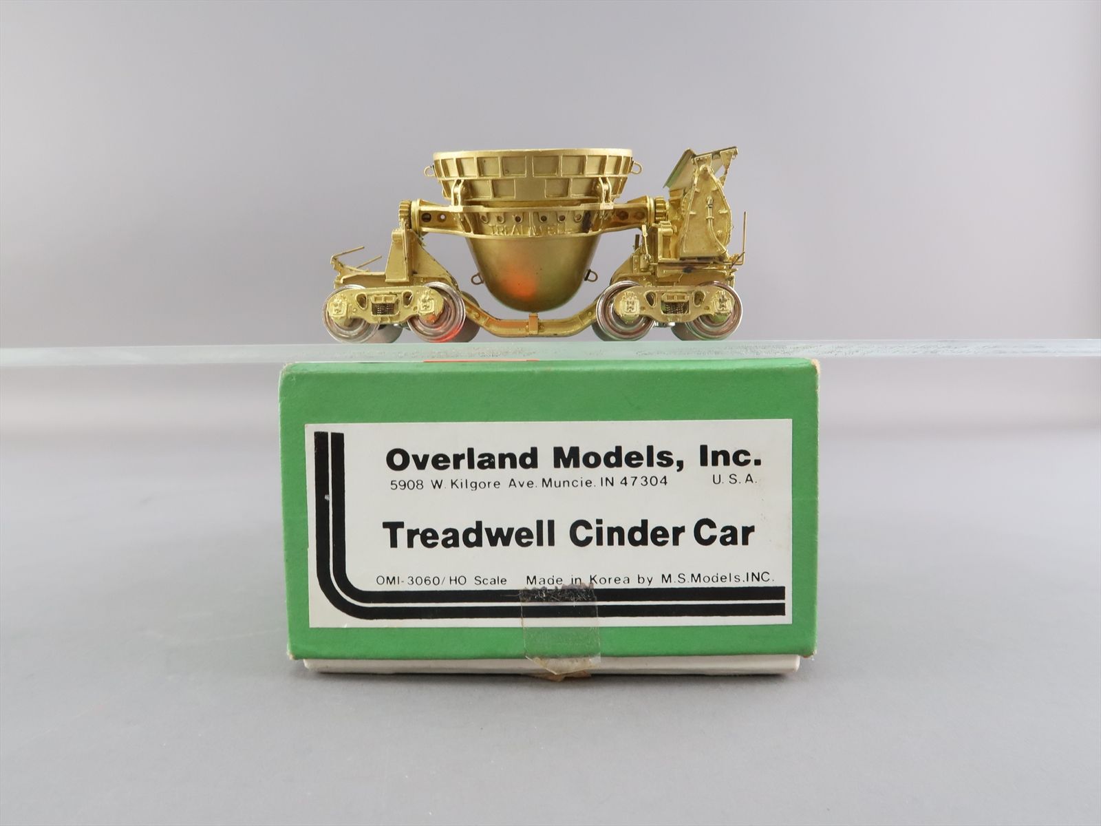 HO Brass Model - OMI 3060 Treadwell Cinder Car - Unpainted - 1986 Run ...