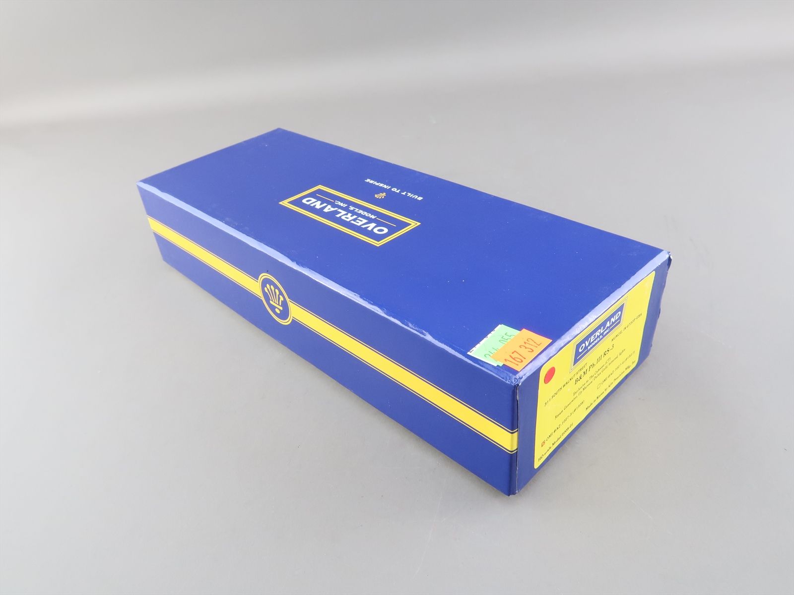 HO Brass Model - OMI AZ-1027-3 B&M Boston & Maine Phase III RS-3 #1508 ...