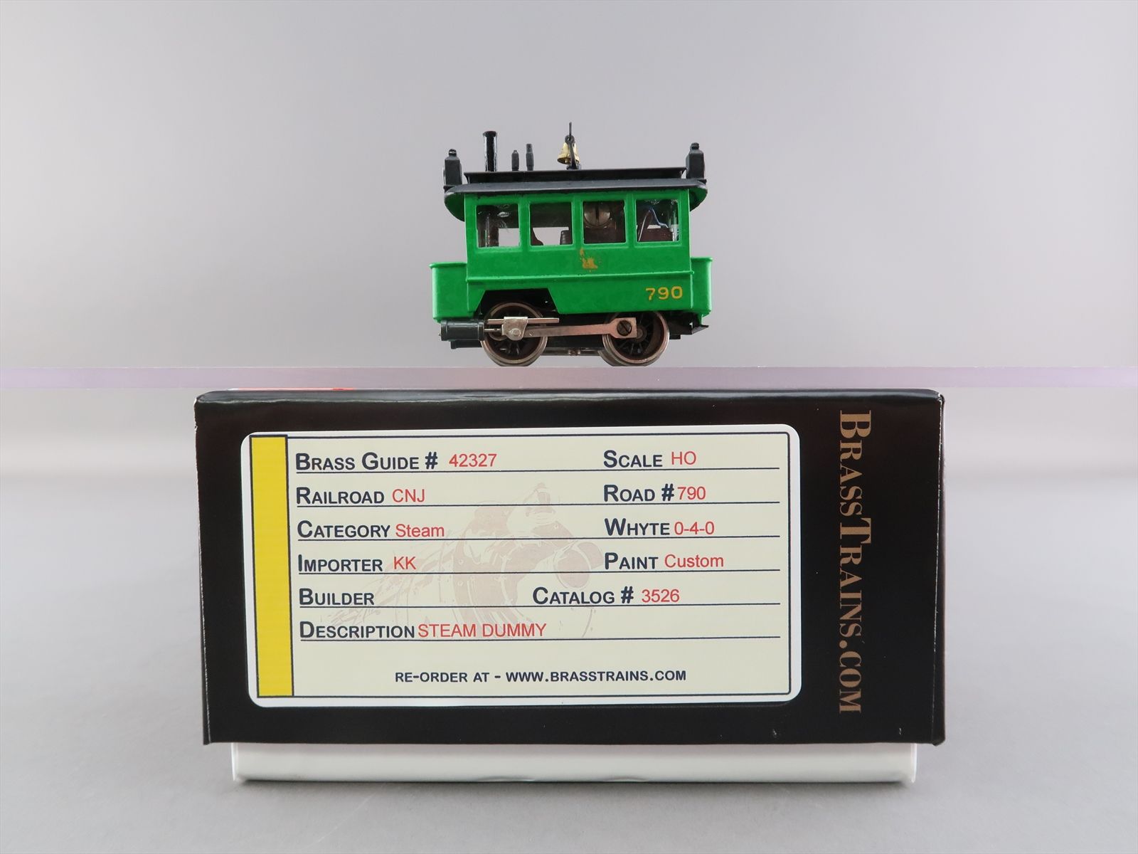 HO Brass Model - KK Ken Kidder Models 3526 CNJ Jersey Central 1882 ...