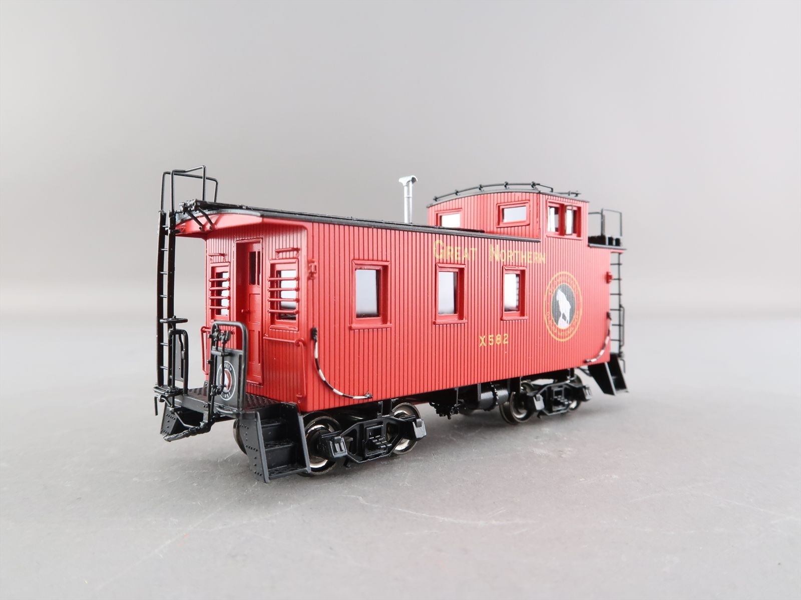 HO Brass Model - CIL 2233.1 GN Great Northern 25' Wood Caboose Later ...