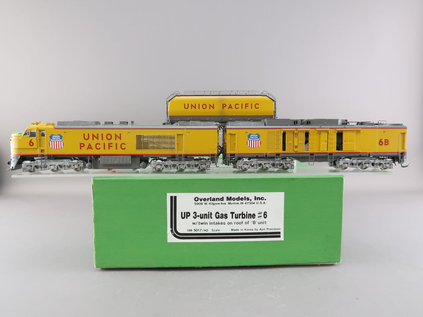 HO Brass Model - OMI 5017 UP Union Pacific 3-Unit Gas Turbine #6 ...