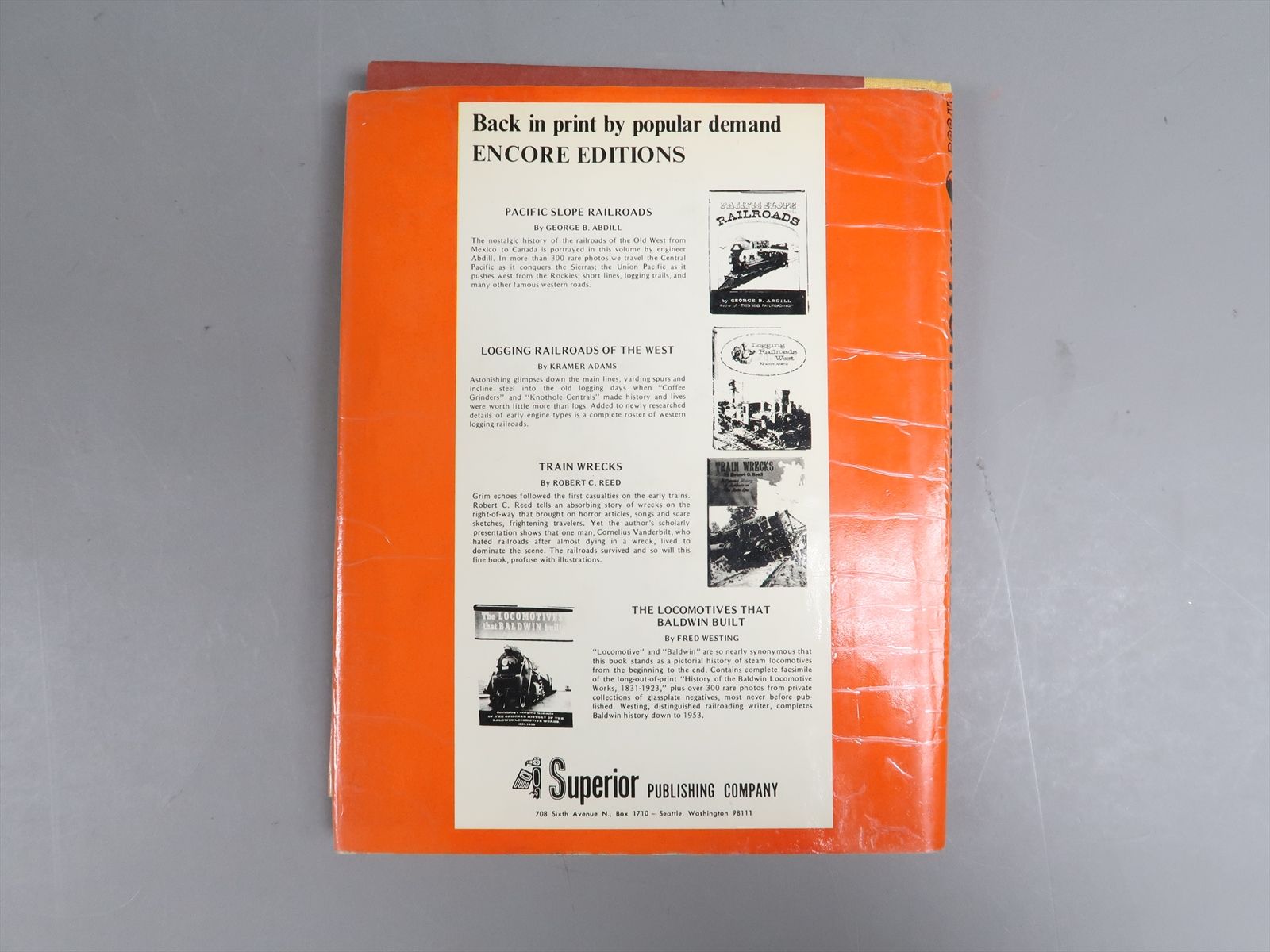 Railroad Book - The Northern Pacific Main Street Of The Northwest ...