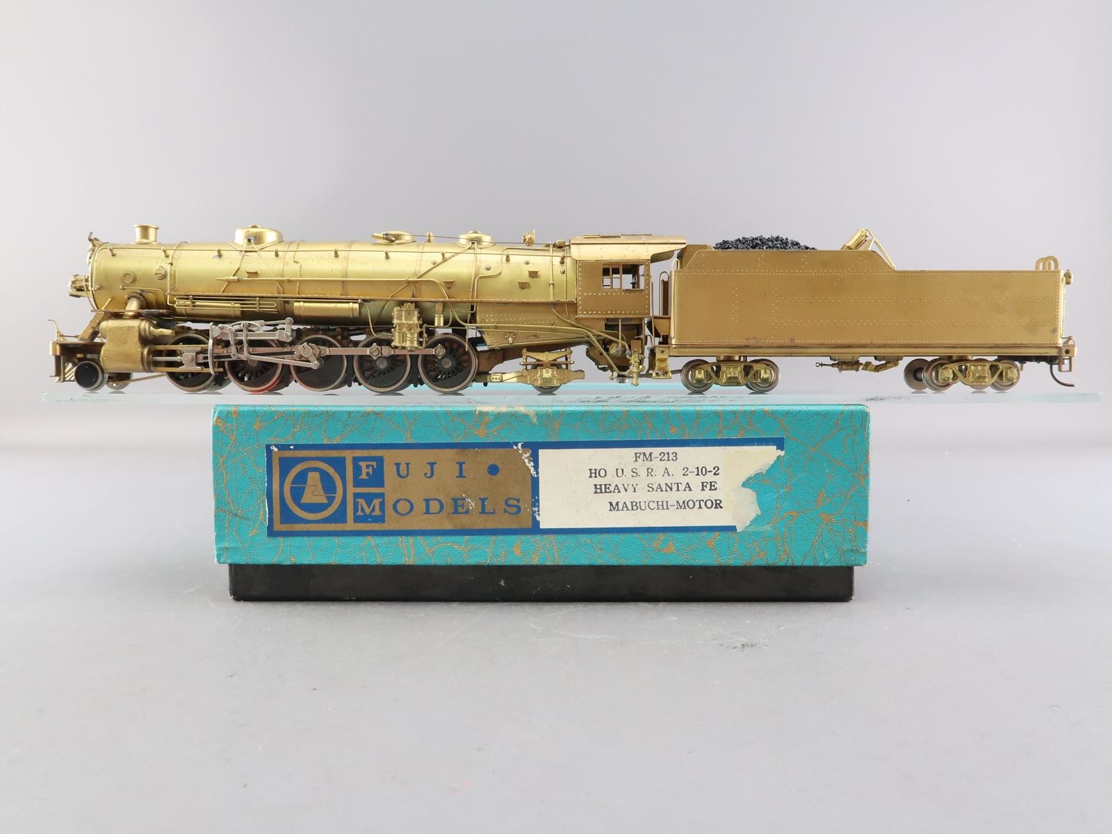 HO Brass Model Train - Gem FM-213 USRA 2-10-2 - Unpainted - 1965 Run - Fuji