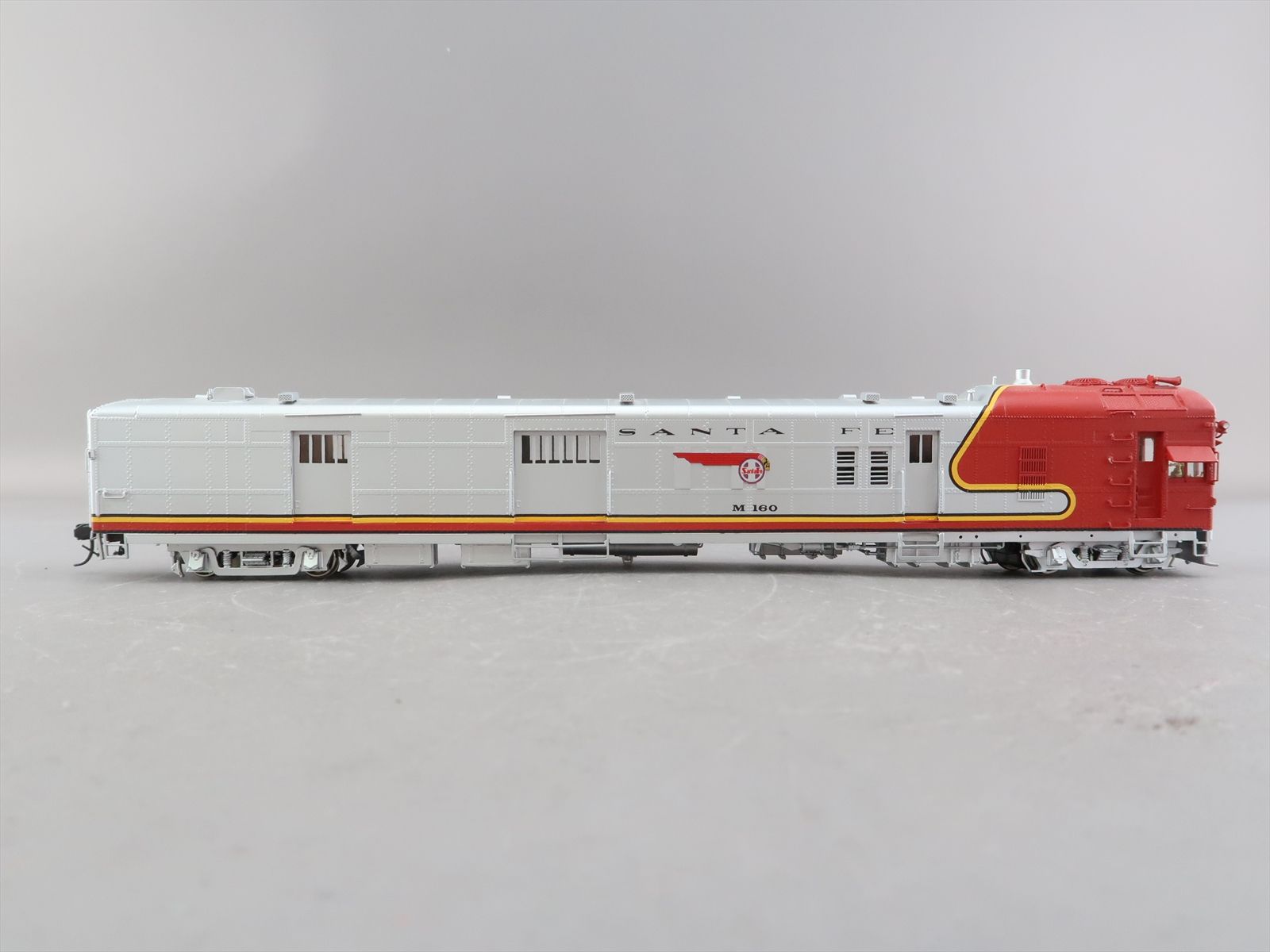 HO Brass Model - Key ATSF Motor Car Doodlebug M-160 Post 1962 Warbonnet - F/P - 1998 Run - Made ...