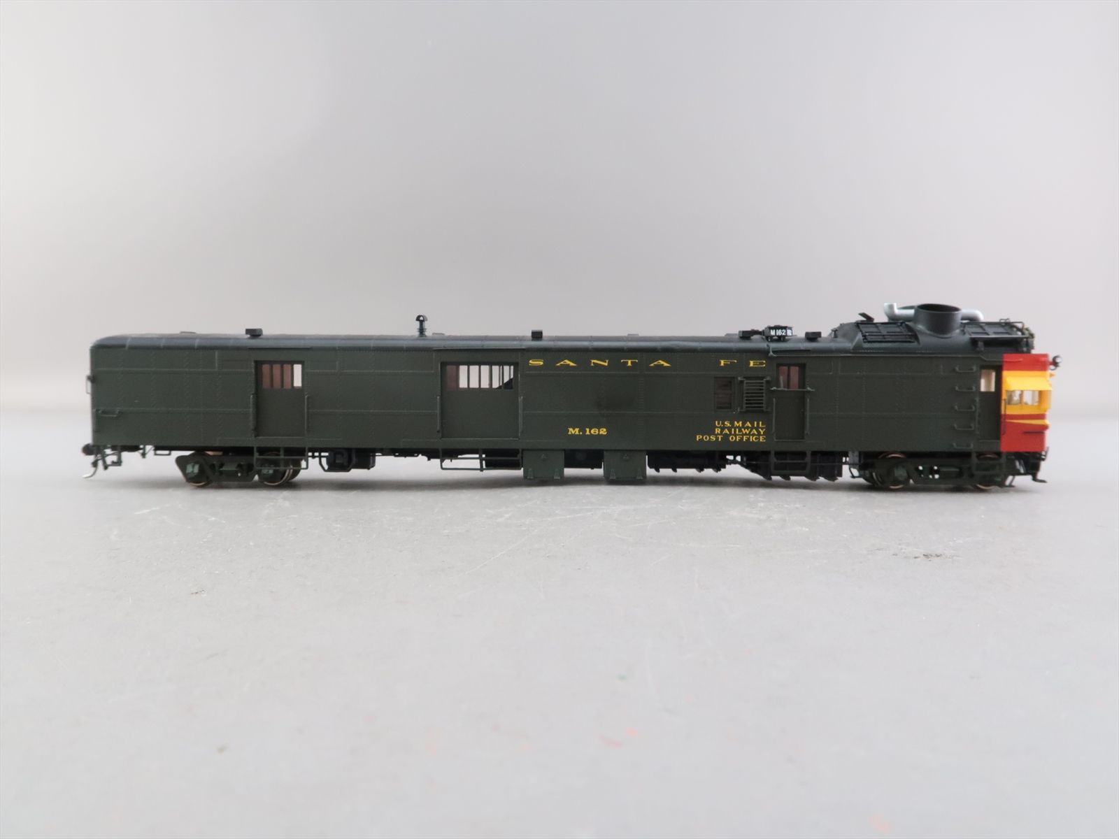 HO Brass Model - Key ATSF Motor Car Doodlebug M-162 1945 -1952 Gull Wing - F/P - 1998 Run - Made ...