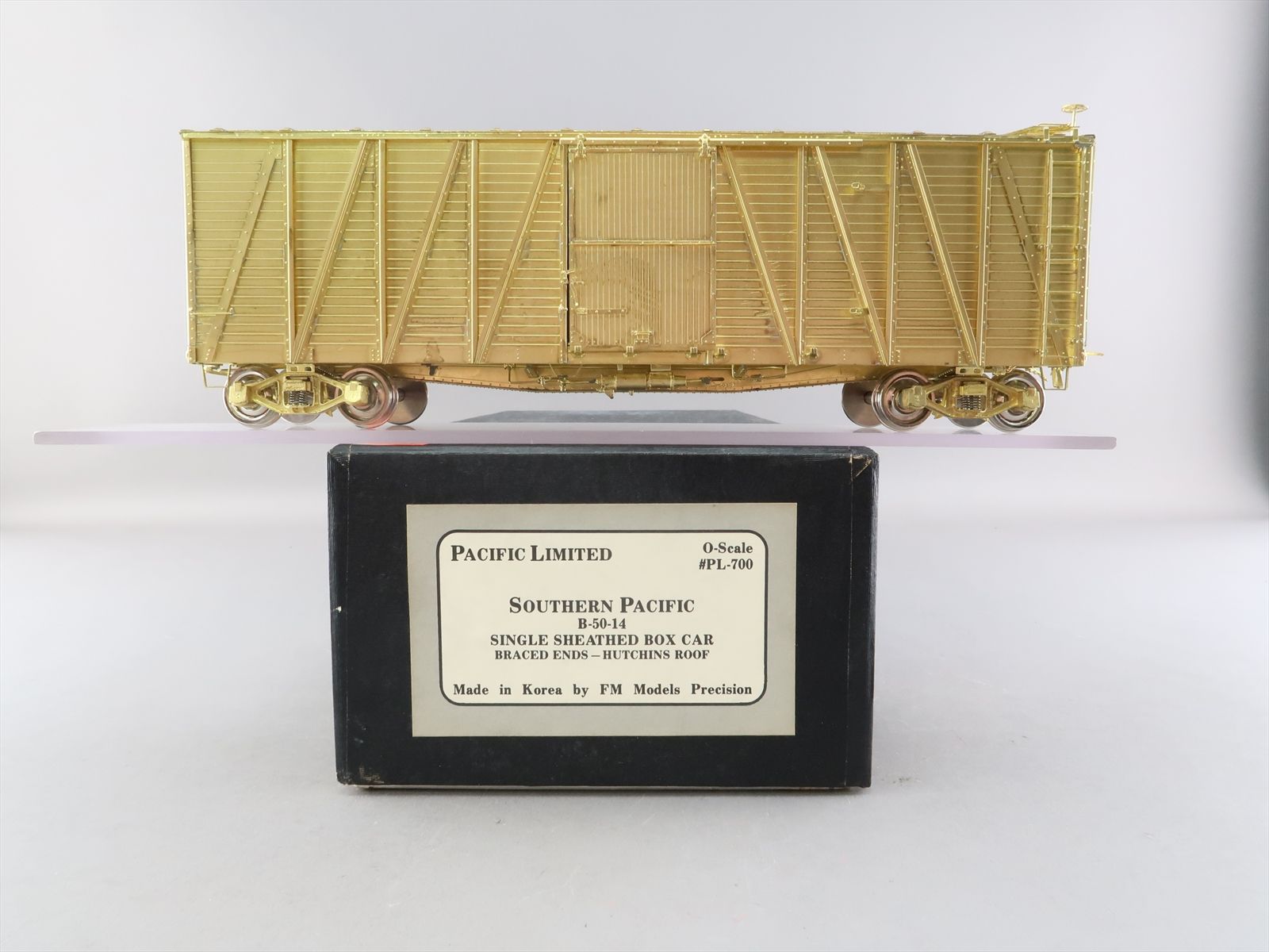 O Brass Model - PL 700 PL-700 SP Southern Pacific B-50-14 Boxcar Single ...