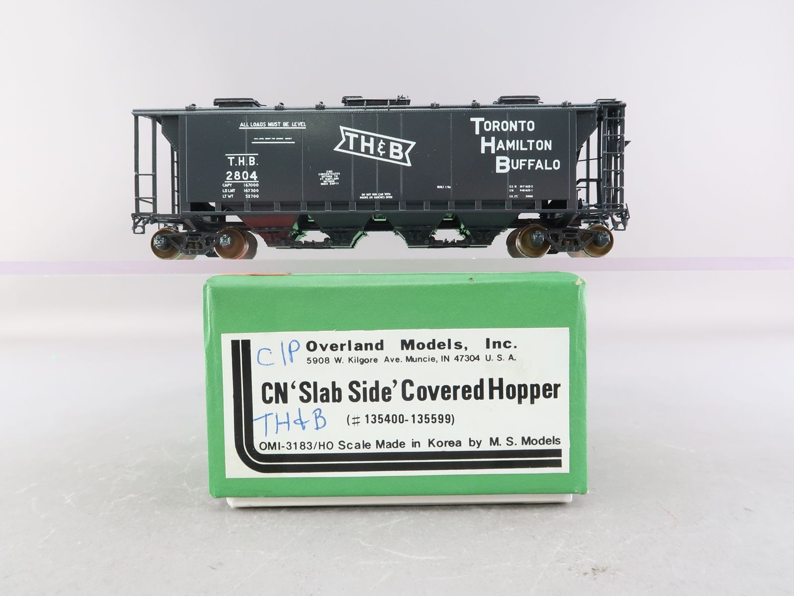 HO Brass Model - OMI 3183 CN CNR as TH&B Toronto Hamilton Buffalo Slab ...