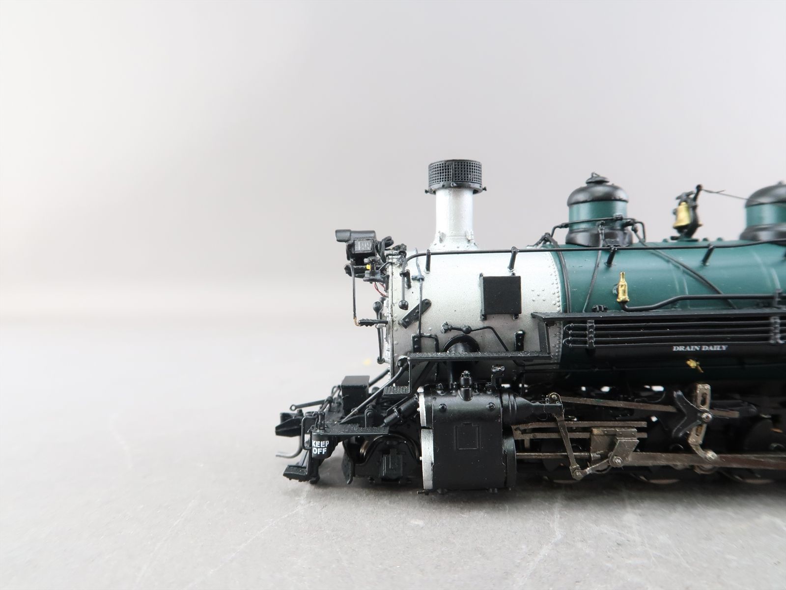HOn3 Brass Model - DP 30499G D&RGW Rio Grande K-37 2-8-2 Green Boiler ...