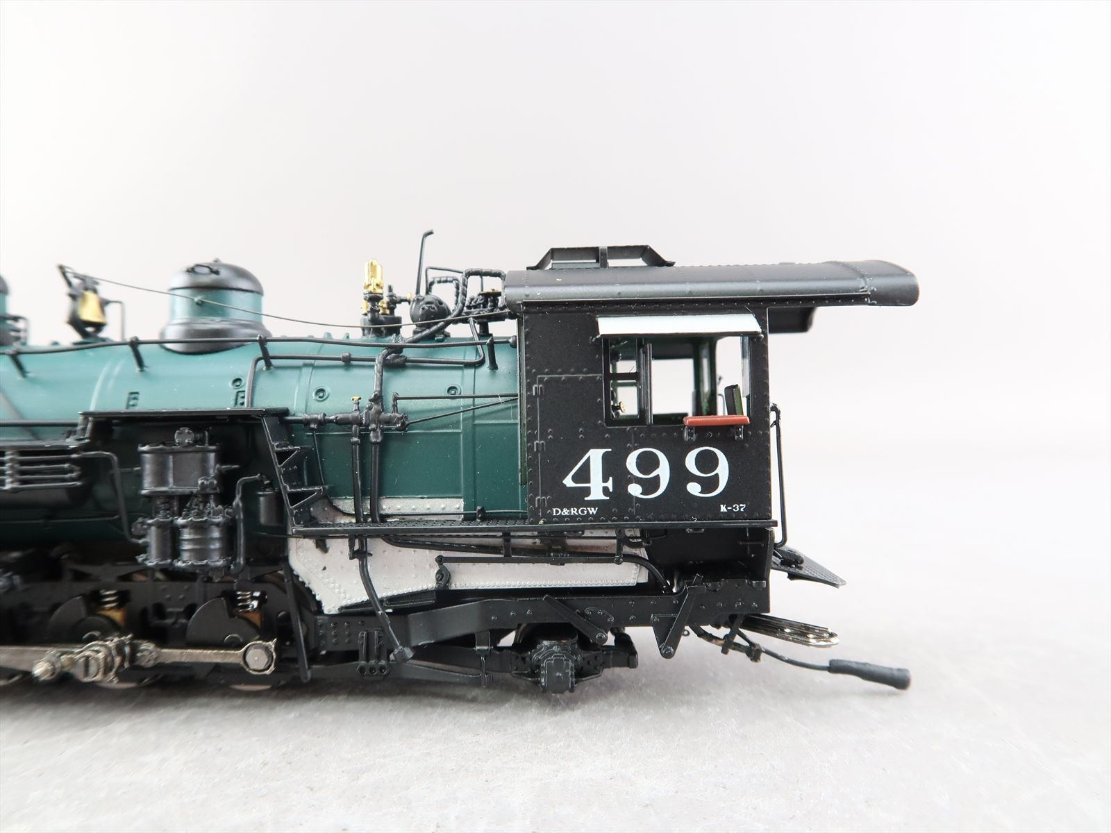 HOn3 Brass Model - DP 30499G D&RGW Rio Grande K-37 2-8-2 Green Boiler ...