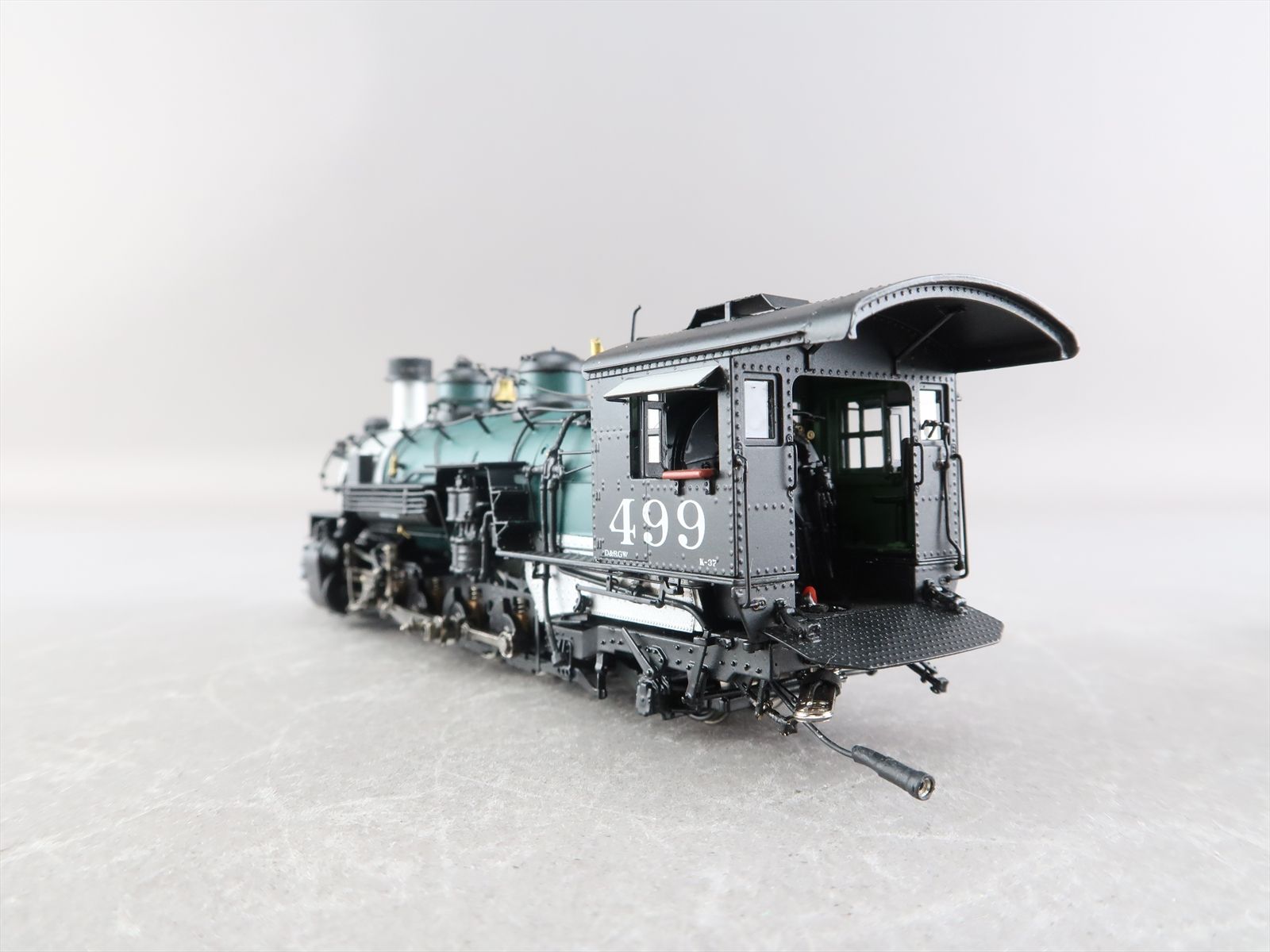 HOn3 Brass Model - DP 30499G D&RGW Rio Grande K-37 2-8-2 Green Boiler ...