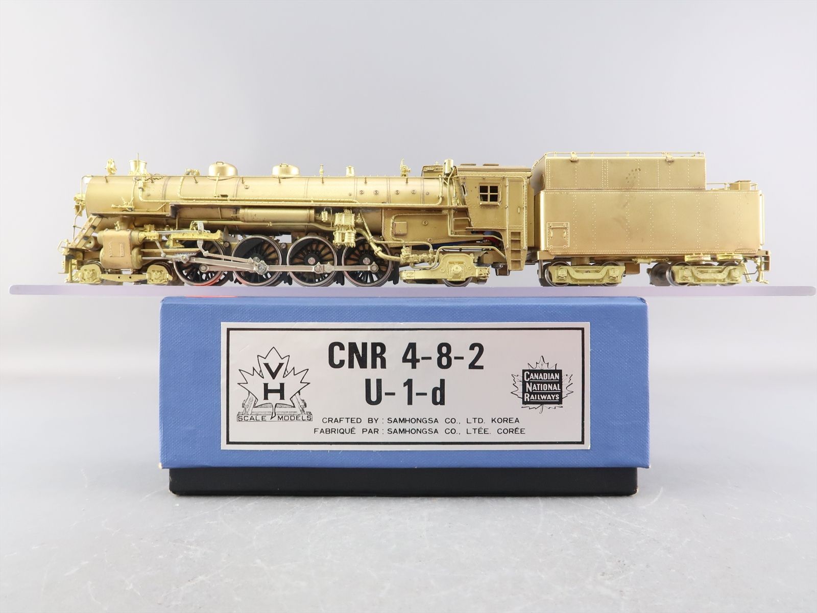HO Brass Model - VH Van Hobbies CNR CN Canadian National 4-8-2 U-1d ...
