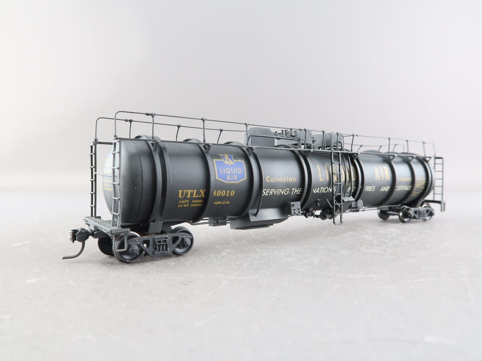 HO Brass Model - OMI 3029 UTLX Canadian Company Limited 61' Liquid Air ...