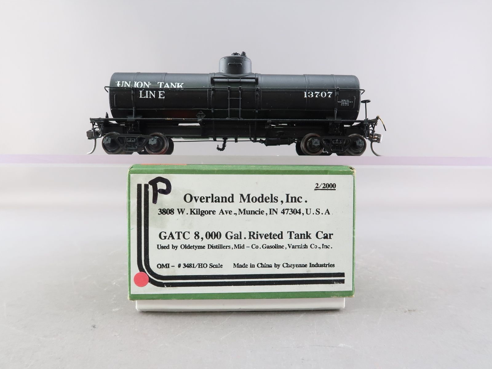 HO Brass Model - OMI 3481 GATC UTL Union Terminal Line 8000 Gallon ...