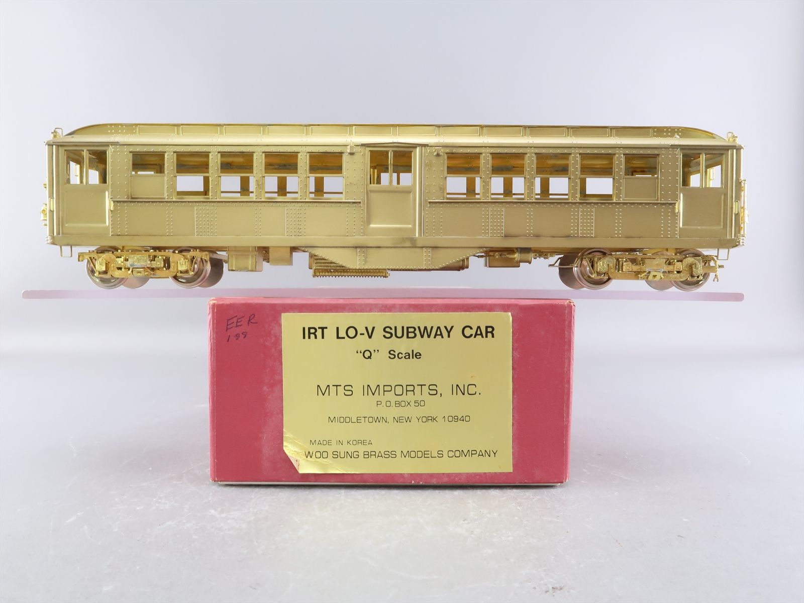 O Brass Model - MTS IRT LO-V Subway Car - Unpainted - 1988 Run - Woo ...