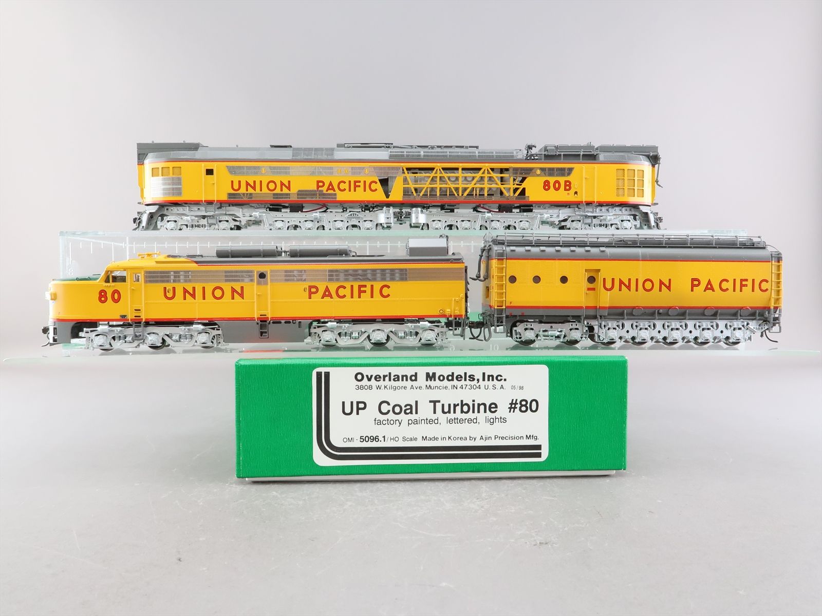 HO Brass Model - OMI 5096.1 UP Union Pacific Coal Turbine #80 - F/P ...