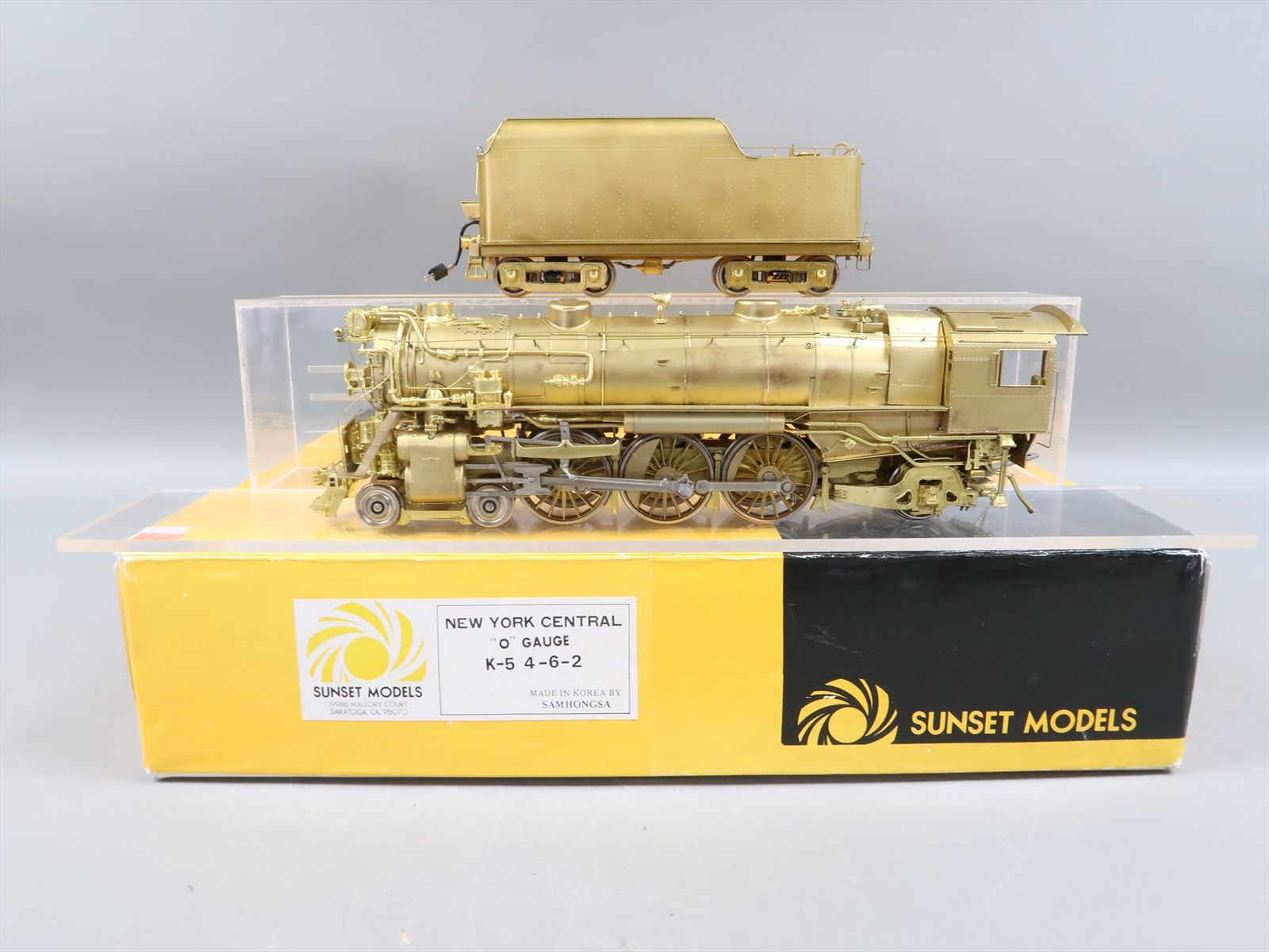 O Brass Model - Sunset NYC / P&LE New York Central K-5 4-6-2 ...