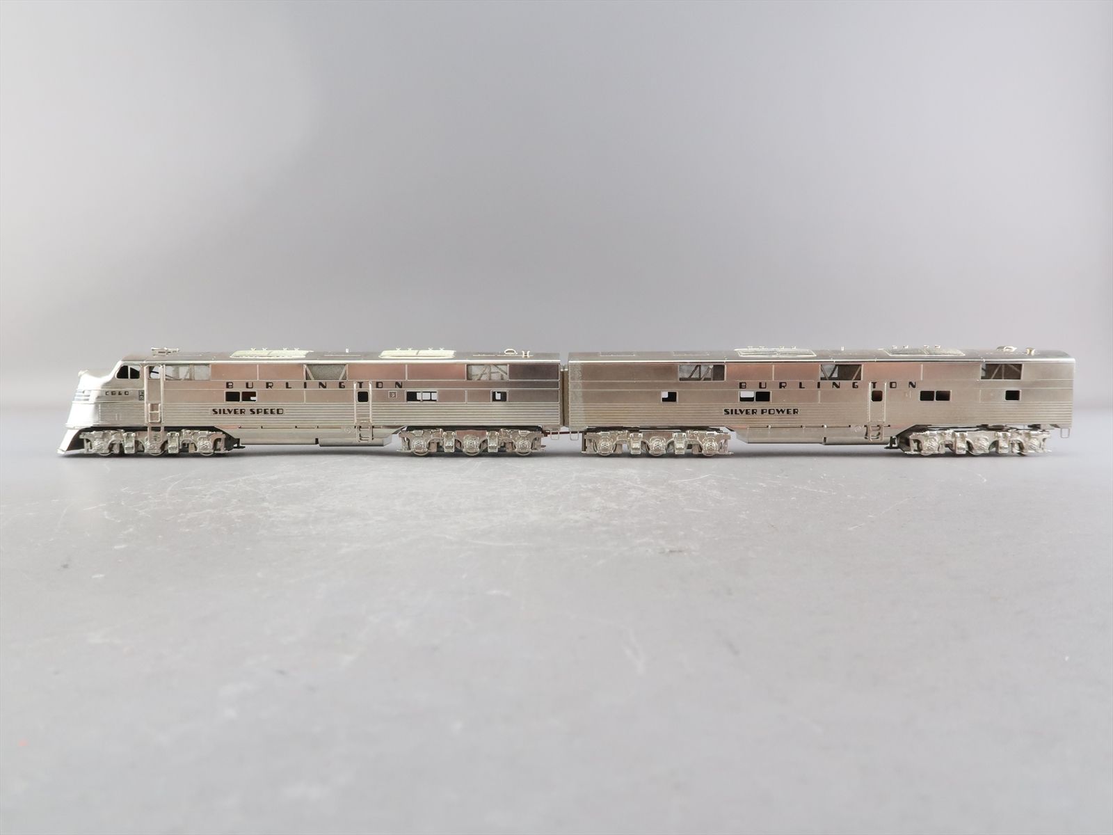 HO Brass Model - Hallmark EMD E5 E5A E5B Set SILVER SPEED SILVER POWER ...