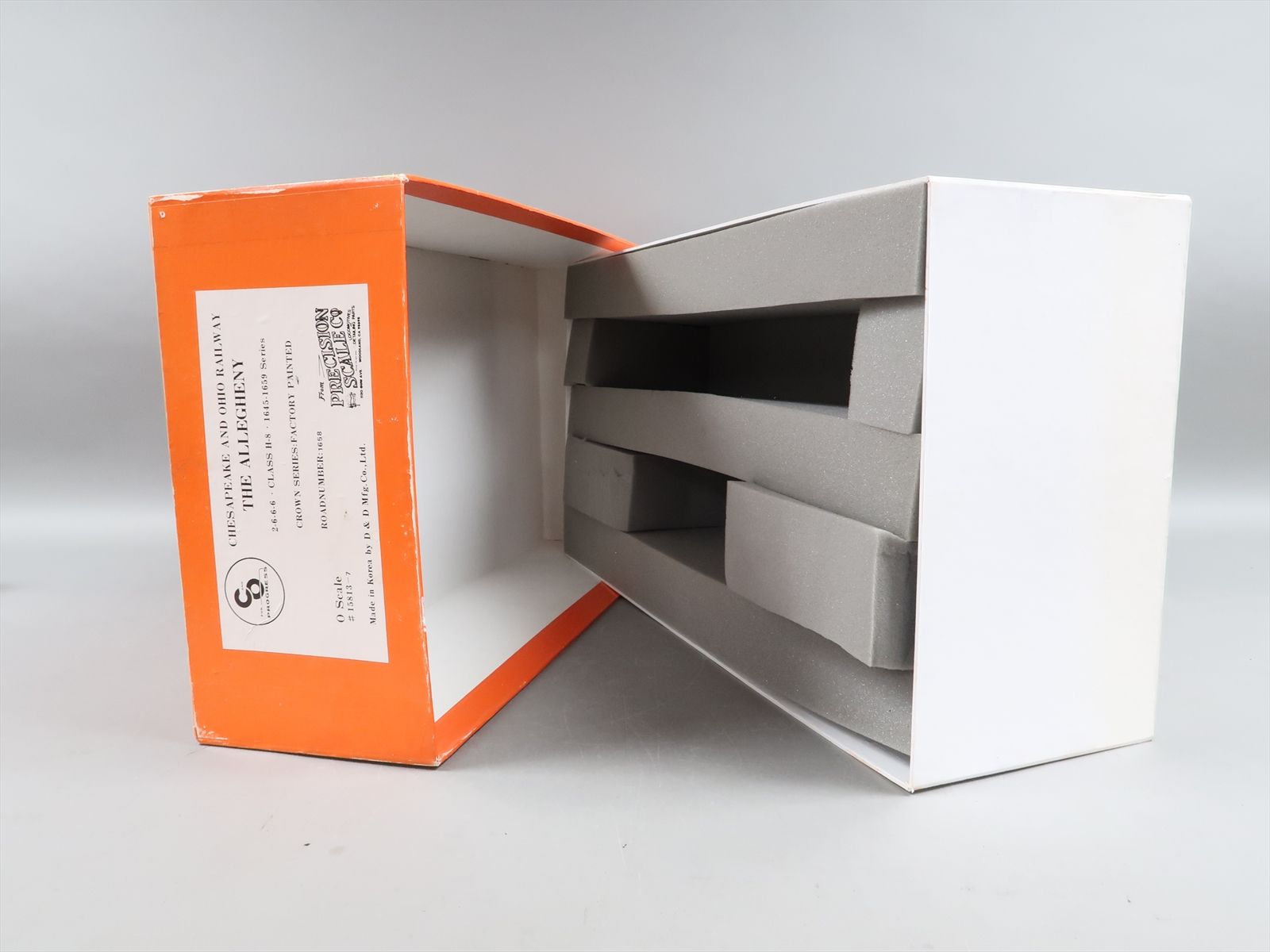 O Brass Model - PSC 15813-7 C&O Chesapeake & Ohio H-8 Allegheny #1658 ...