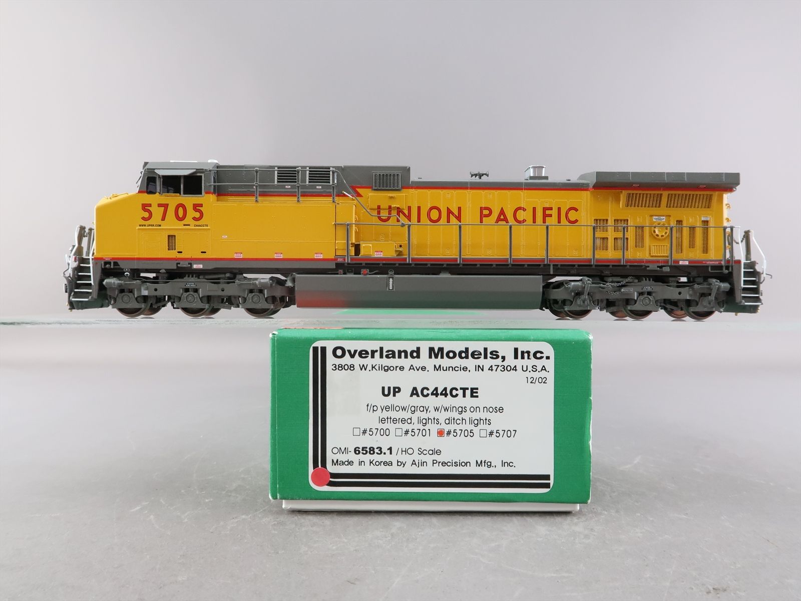HO Brass Model - OMI 6583.1 UP Union Pacific GE AC44CTE #5705 - F/P - 2002 Run - Ajin