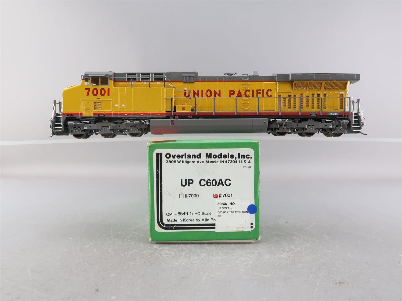 HO Brass Model - OMI 6549.1 UP Union Pacific C60AC #7001 - F/P - 1996 Run - Ajin