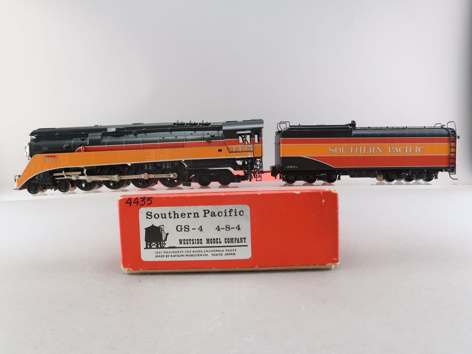 HO Brass Model - WMC SP Southern Pacific GS-4 4-8-4 Daylight #4435 - Custom - 1977 Run - Katsumi