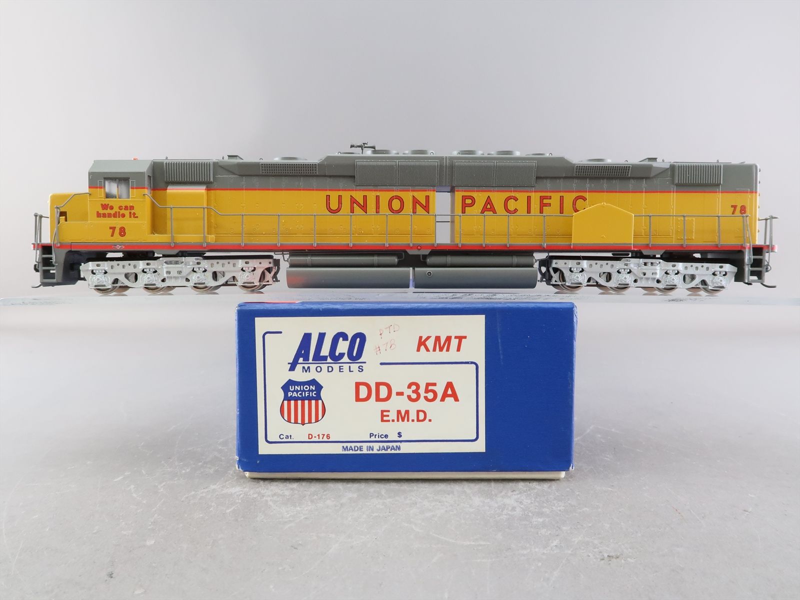 HO Brass Model - ALCO D-176 UP Union Pacific DD35A EMD #78 - Custom - 1980 Run - Kumata