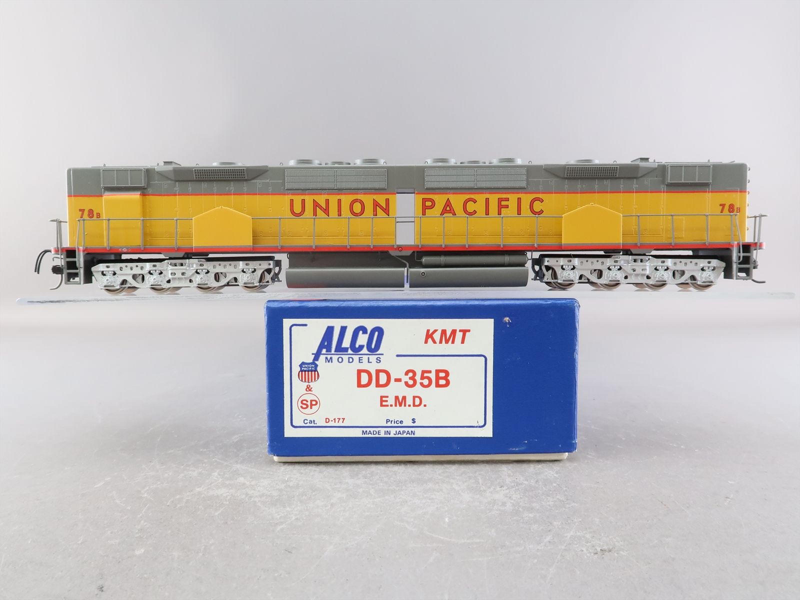 HO Brass Model - ALCO D-177 UP Union Pacific EMD DD35B #78 - Custom - 1980 Run - KMT *DUMMY*