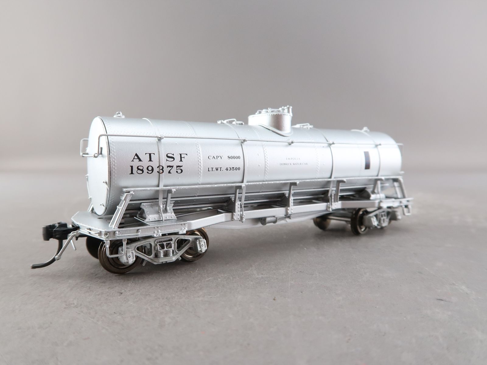 HO Brass Model - DP 5503 AT&SF Santa Fe Silver Tank Car Single Dome ...