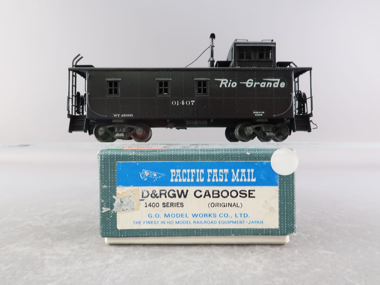 HO Brass Model - PFM D&RGW Rio Grande 1400 Original Steel Caboose ...