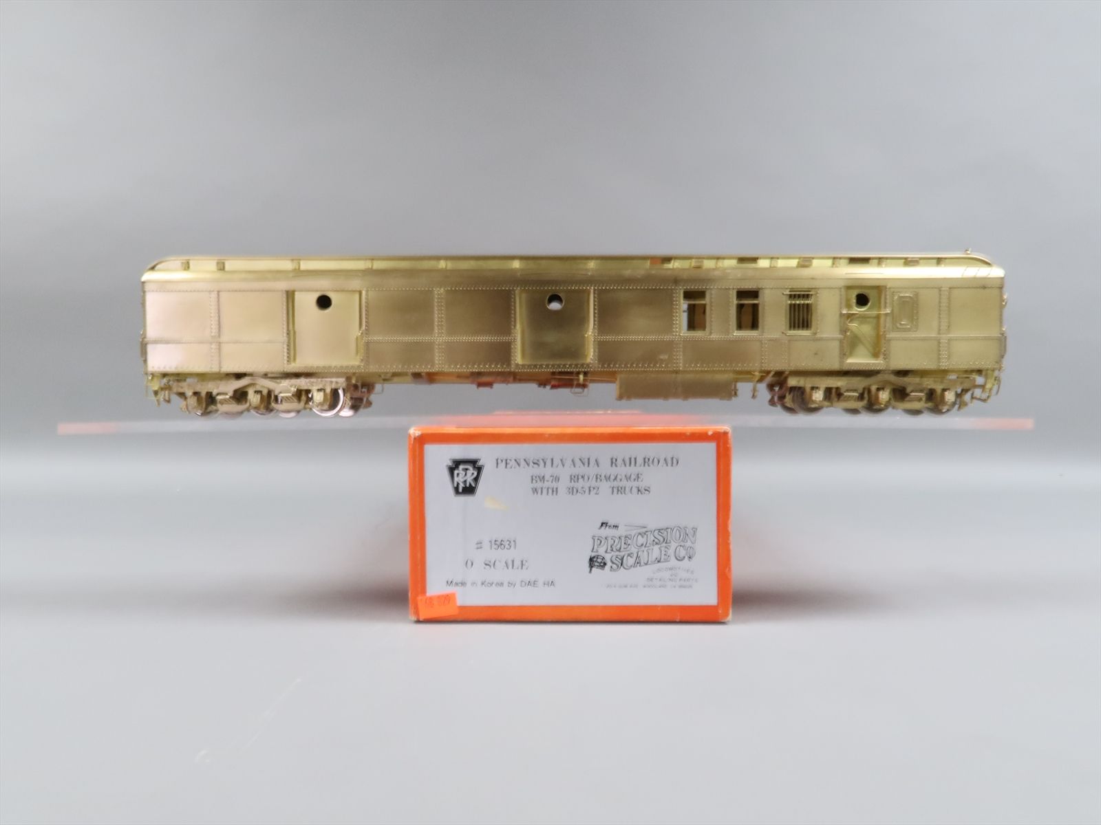 O Brass Model - PSC 15631 PRR Pennsylvania BM-70 RPO Baggage Car ...