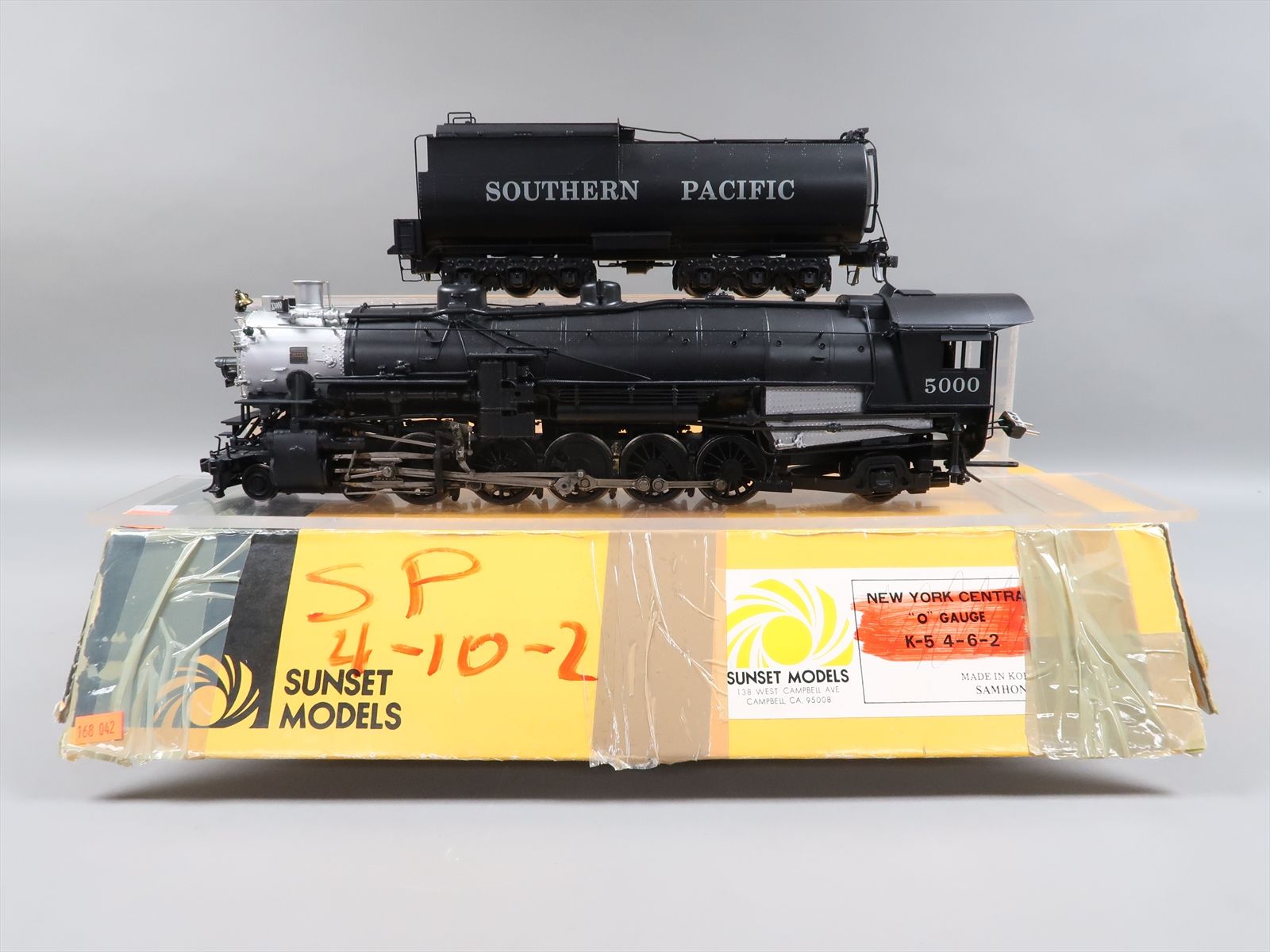 O Brass Model - MG Max Gray SP Southern Pacific 4-10-2 #5000 - Custom ...