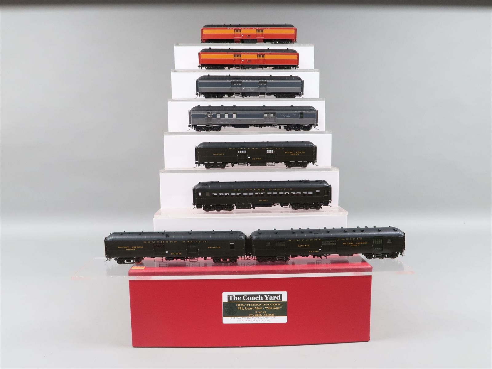 HO Brass Model - TCY 0892 SP Southern Pacific #72 Coast Mail Sad Sam 8 ...