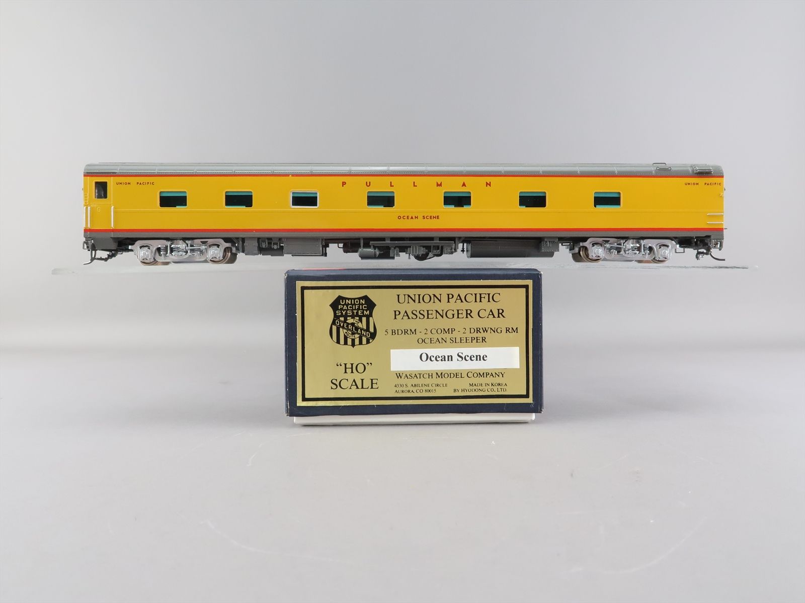 HO Brass Model - Wasatch UP Union Pacific 5-2-2 Sleeper Ocean Scene ...