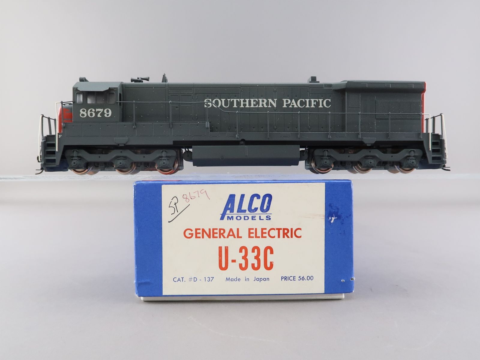 HO Brass Model - Alco D-137 SP Southern Pacific GE U33C #8679 - Custom - Kumata