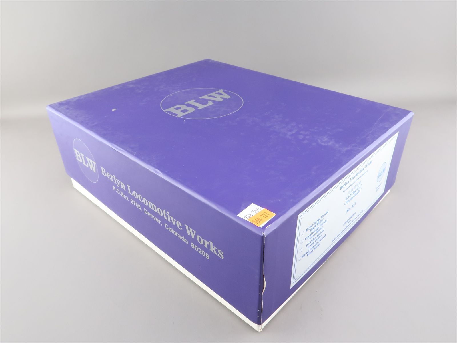 On3 Brass Model - BLW D&RGW Rio Grande K-27 2-8-2 Flying Rio Black #452 - F/P + PFM Sound - 2000 ...