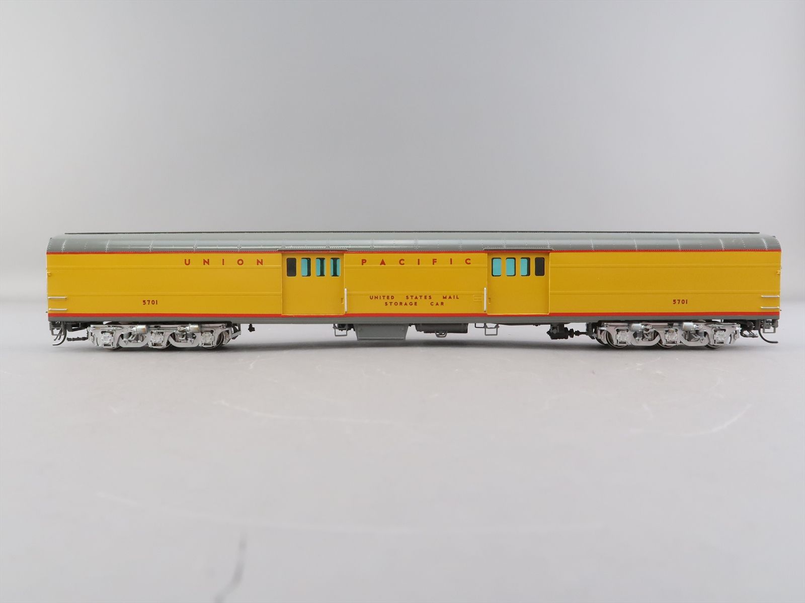 HO Brass Model - Wasatch UP Union Pacific Baggage Car #5701 - Pro Paint ...