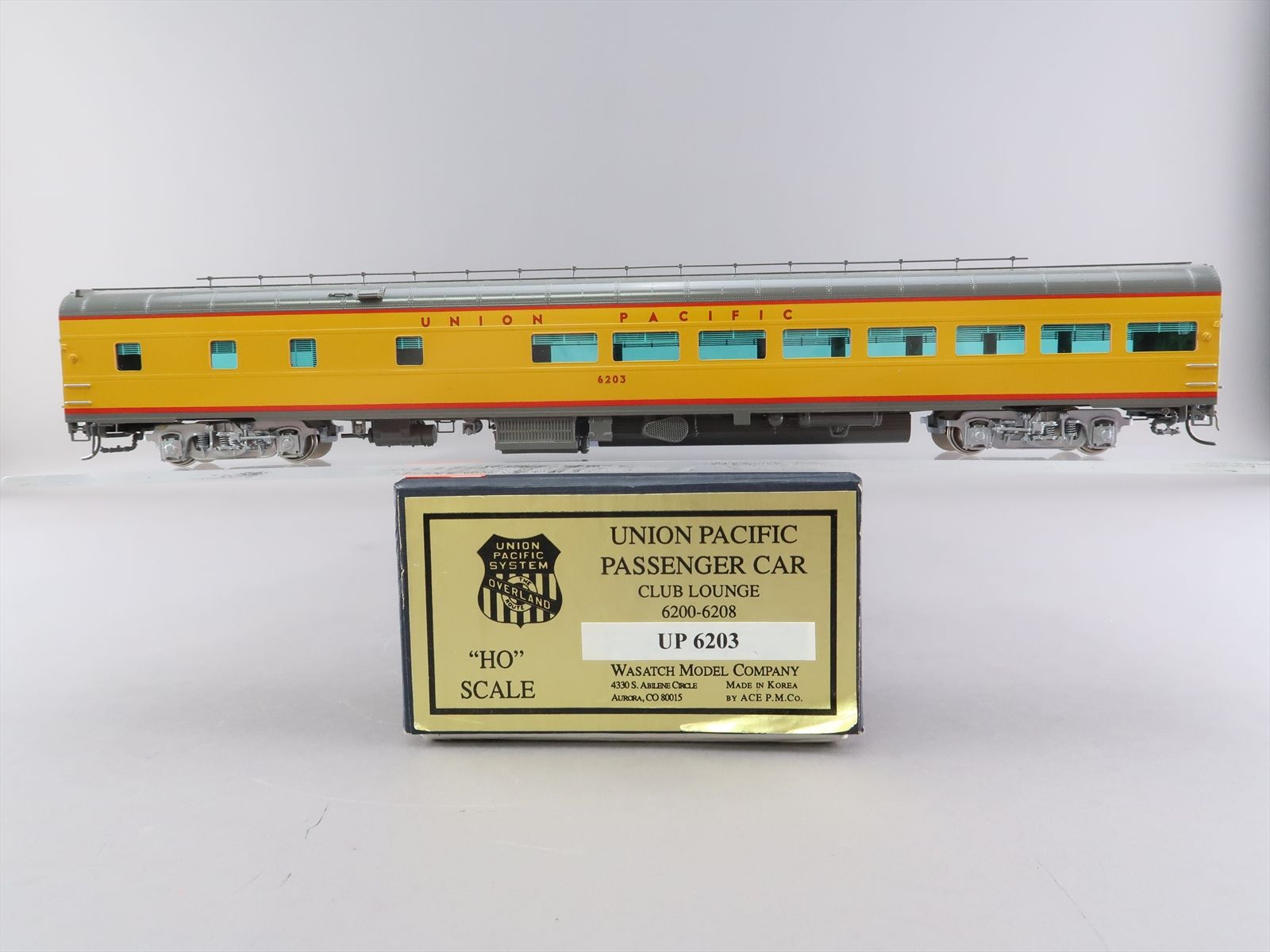 HO Brass Model - Wasatch UP Union Pacific Club Lounge #6203 - Pro Paint ...