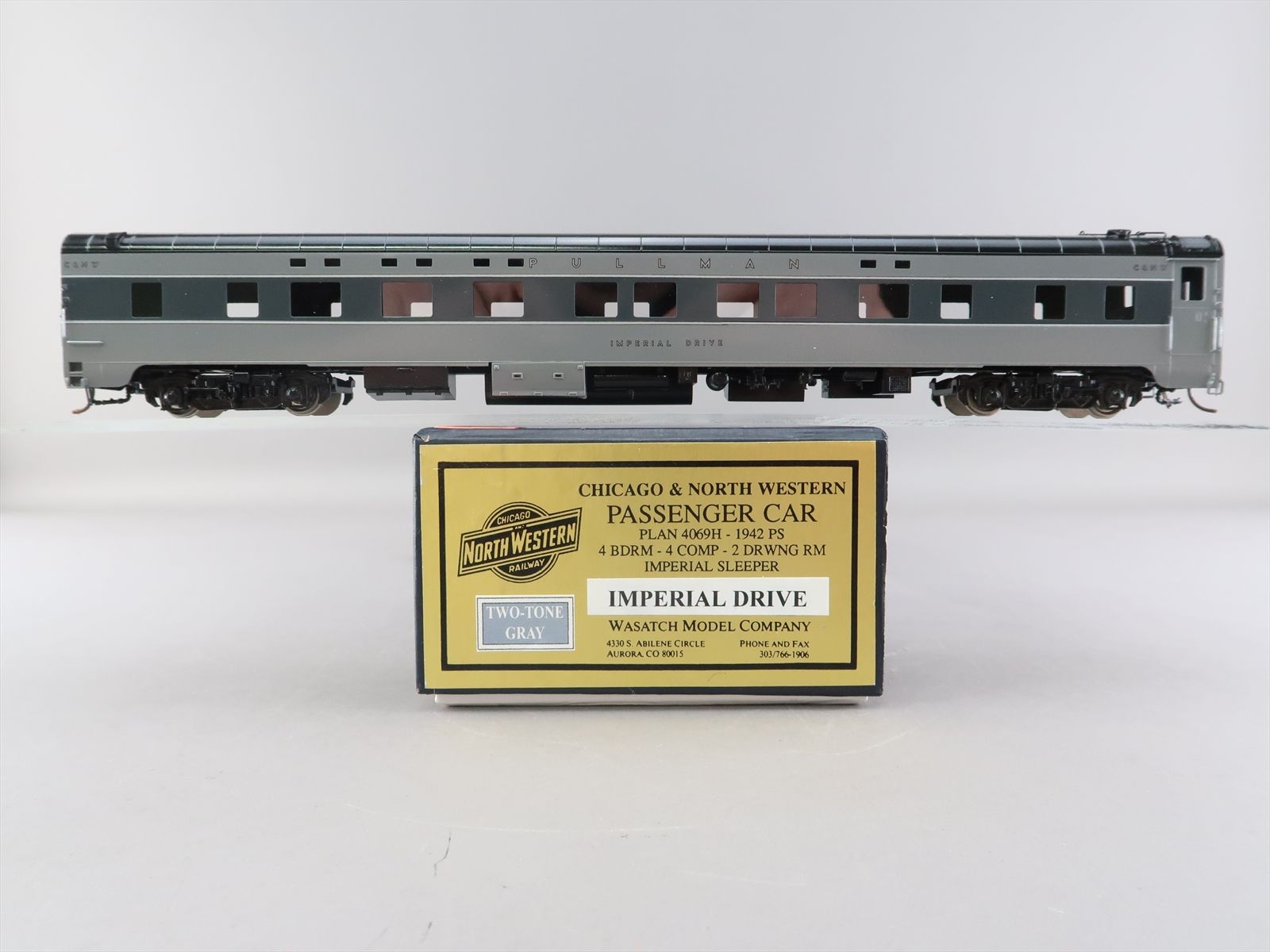 HO Brass Model - Wasatch C&NW Chicago & Northwestern 4-4-2 Sleeper ...