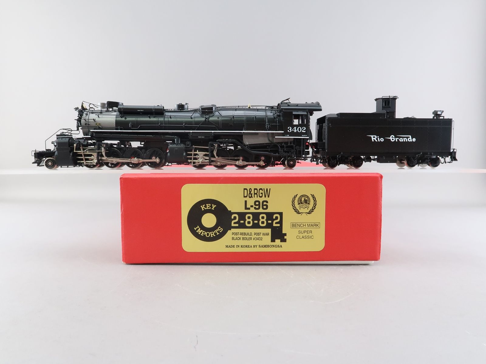 HO Brass Model - Key Bench Mark Super Classic D&RGW Rio Grande 2-8-8-2 ...