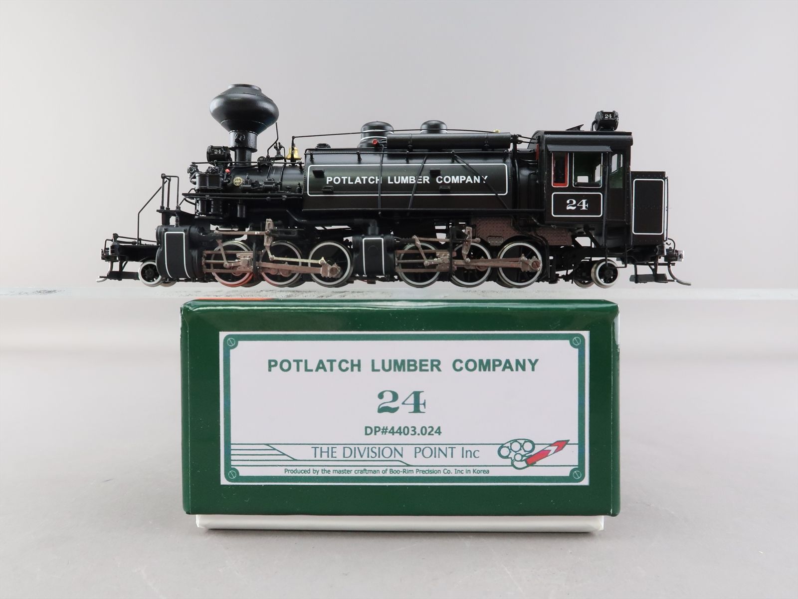 HO Brass Model - DP 4403.024 Potlatch Logging Mallet 2-6-6-2T Coal Burner #24- F/P - 2023 Run ...