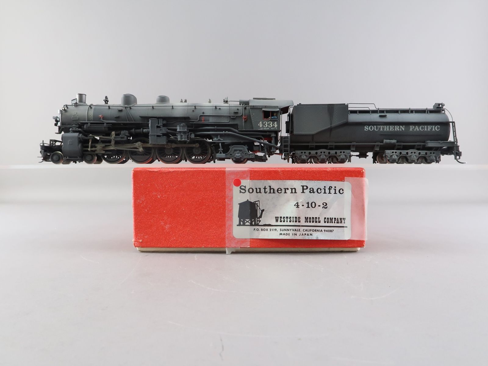 HO Brass Model - Balboa SP Southern Pacific MT 4-8-2 #4334 - Custom + Weathered - 1960's Run ...